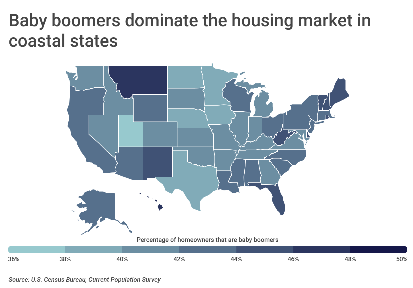The 15 most baby boomer-dominant housing markets