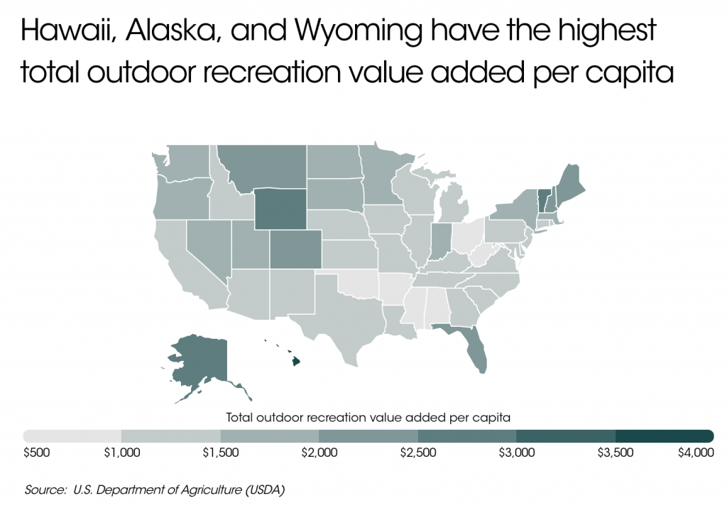 States With the Most Parks and Wildlife Areas