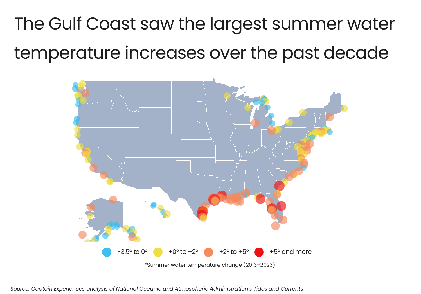 Coastal Areas That Saw the Biggest Increase in Water Temperature | ALT ...